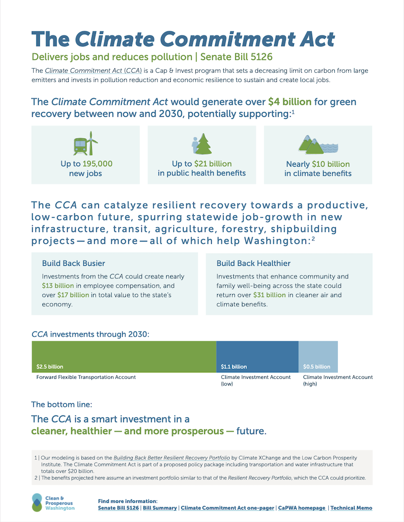 The Climate Commitment Act Delivers jobs and reduces pollution – Clean ... The Climate Commitment Act Delivers jobs and reduces pollution – Clean ...